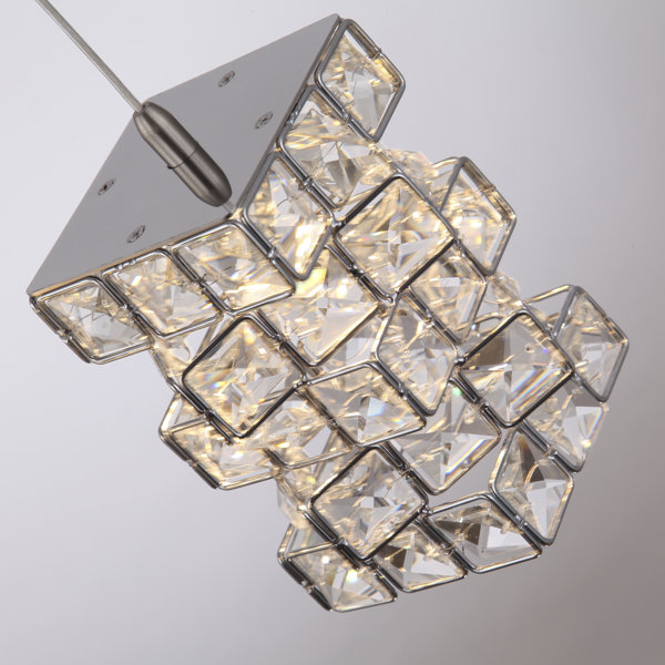 Mercer41 Tidwell 6-Light Cluster Square Pendant | Wayfair