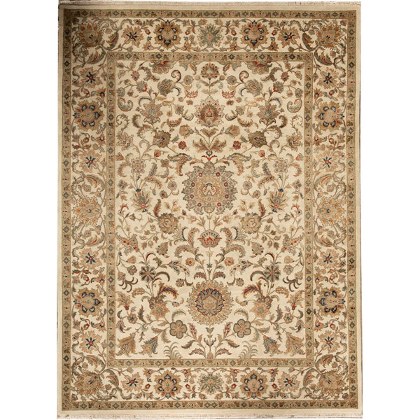 Bokara Rug Co., Inc. Hand-Knotted High-Quality Brown and Ivory Area Rug ...