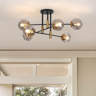 Mercer41 Rollo 6-Lights Ceiling Light Fixtures Modern Sputnik ...