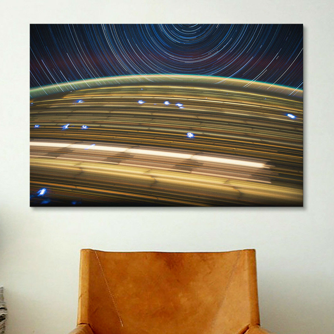 Ebern Designs Astronomy Space 'Long Exposure Star Photograph from Space ...