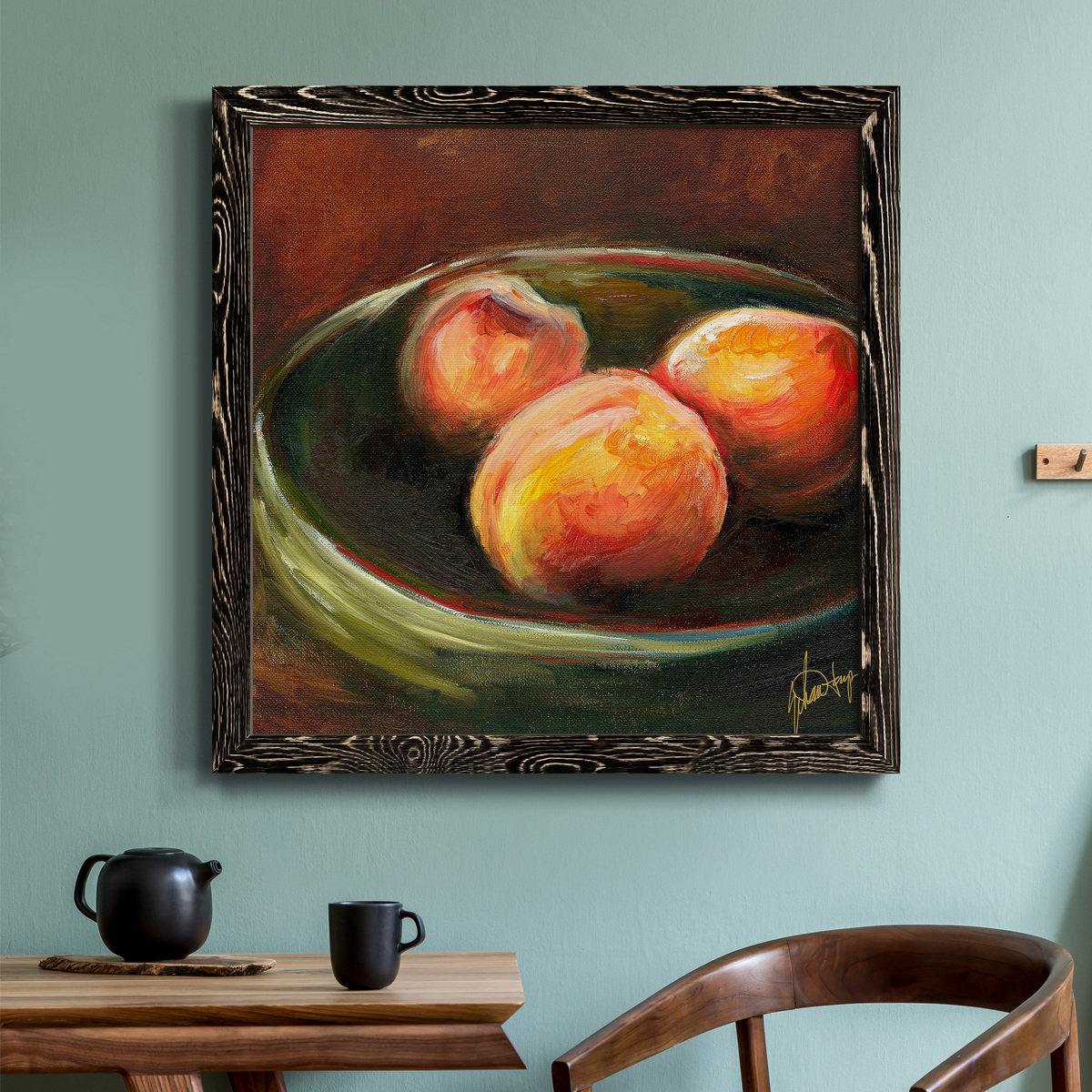 Wexford Home Printed Rustic Fruit II - Picture Frame Wall Art on Canvas ...