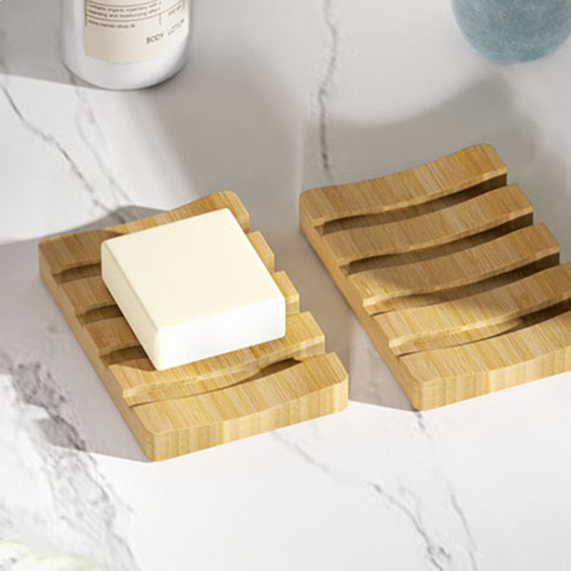 Latitude Run® Bamboo Soap Holder,2 Pack,Bar Soap Holder for Shower ...