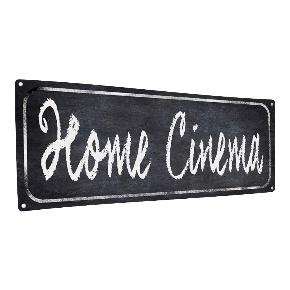 Trinx Home Cinema Chalkboard Style Metal Sign - Wayfair Canada