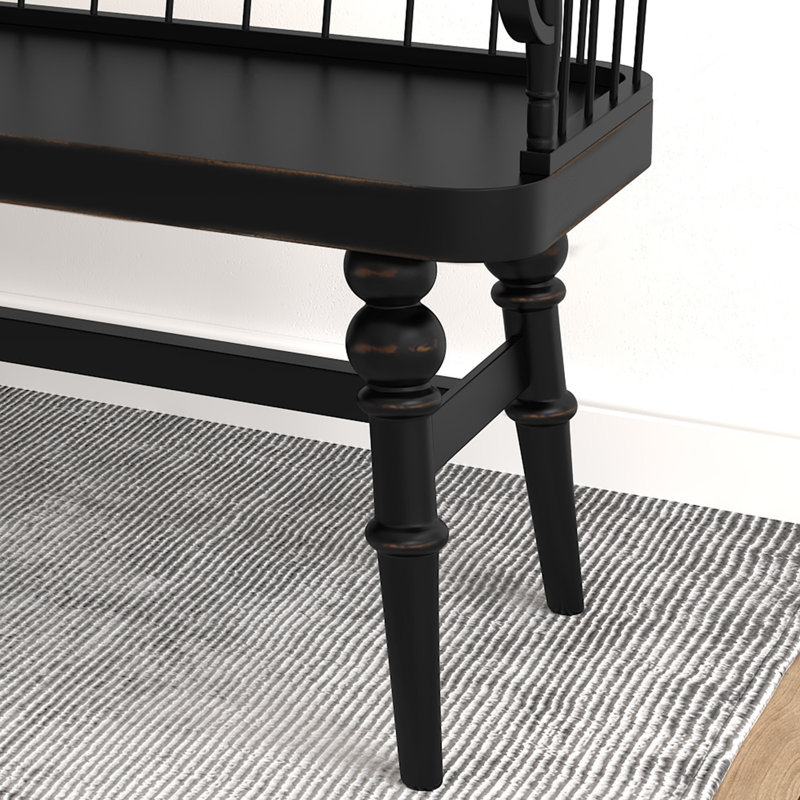 Charlton Home® Donlad Spindle Back Dining Bench & Reviews | Wayfair