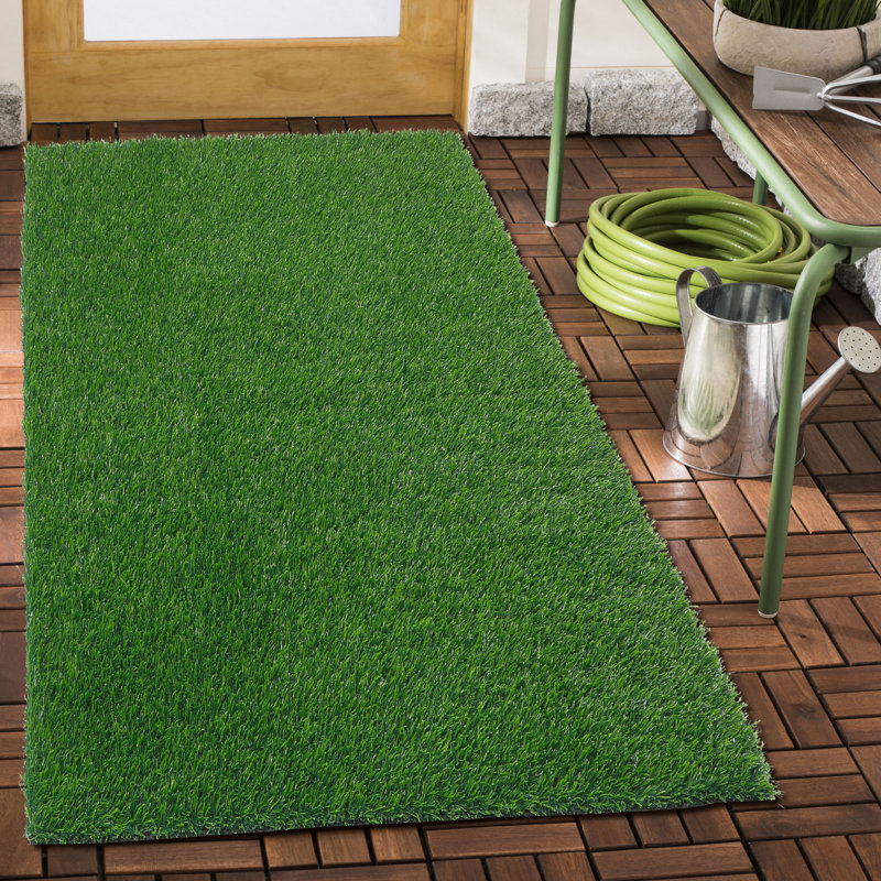 SHACOS Artificial Grass Turf Rugs and Rolls & Reviews | Wayfair