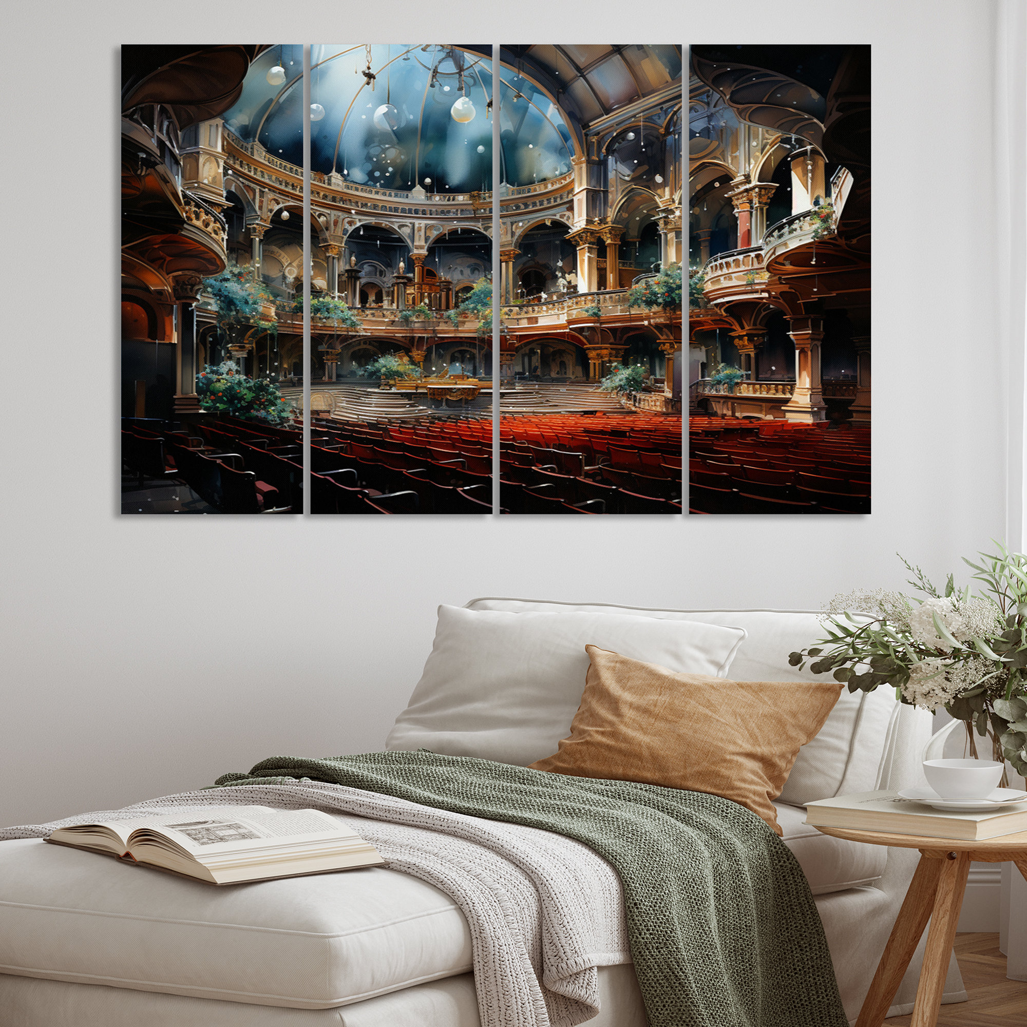 DesignArt Concert Halls Melodic Masterpiece I - Architecture Metal Wall ...