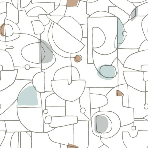 AllModern Callie Peel & Stick Geometric Roll & Reviews | Wayfair