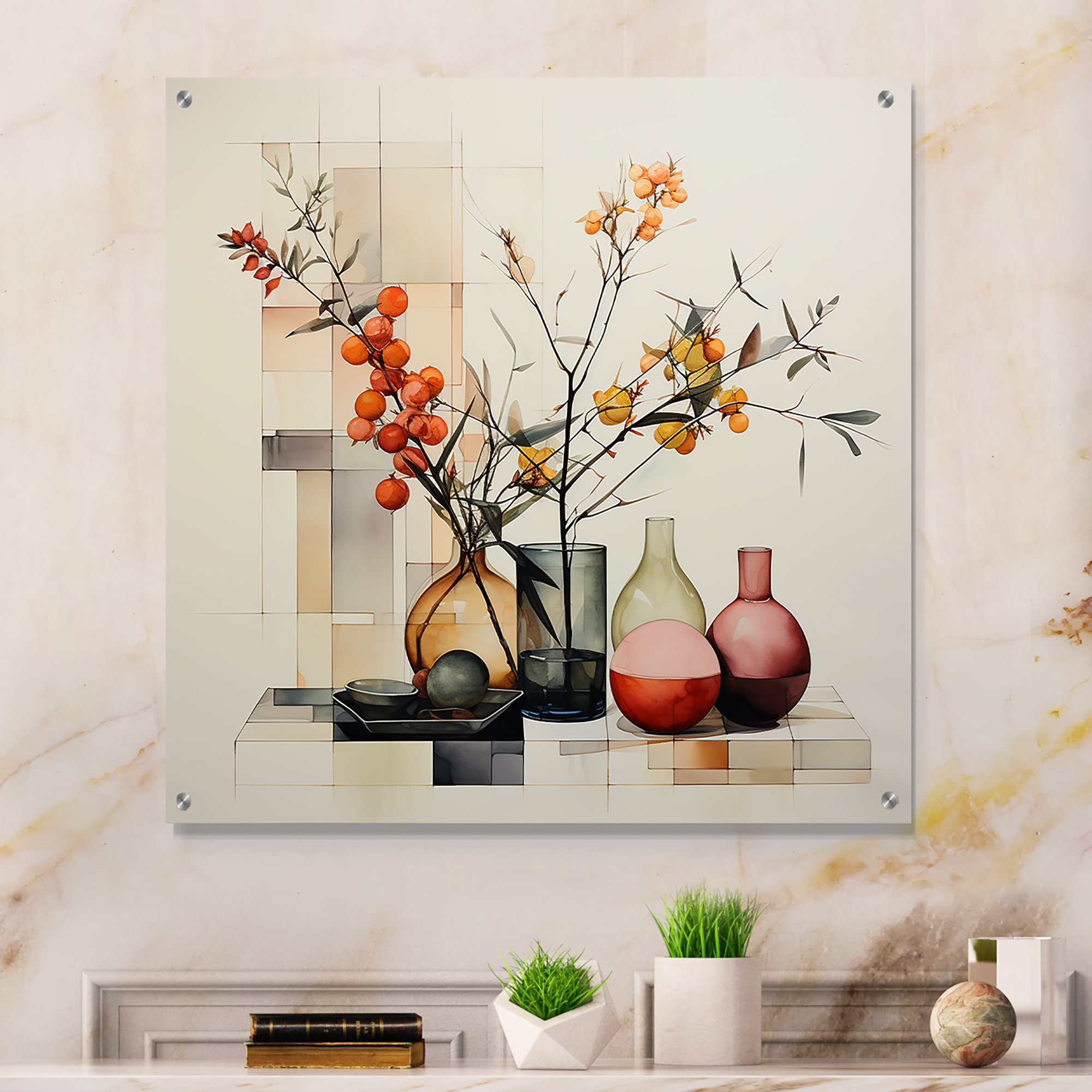 Winston Porter Still Life Arrange I - Abstract Still Lifes Acrylic Wall ...
