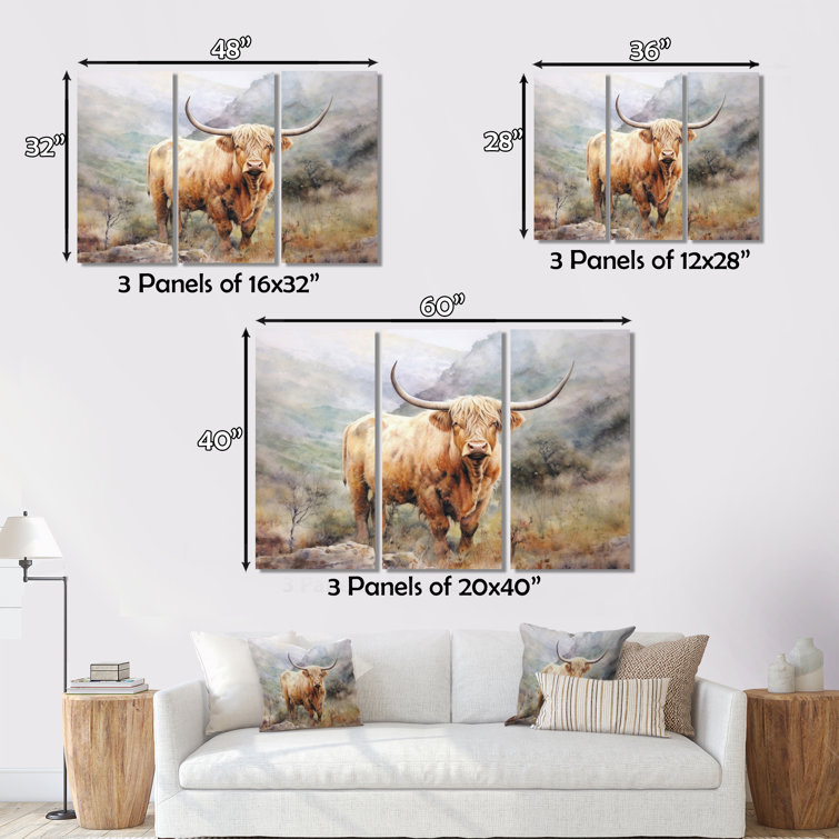 Union Rustic Rustic Animals Wall Decor on Metal | Wayfair