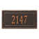 Whitehall Products Gardengate Personalized Grande 1-Line Wall Address ...
