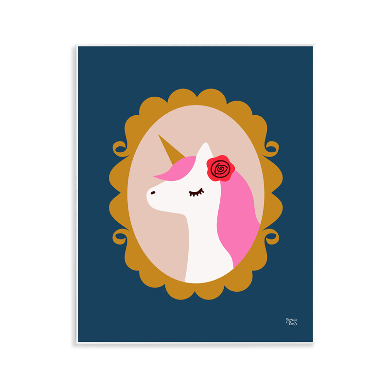 Dakota Fields Chic Unicorn Portrait Wall Plaque Art by Jessica Beck ...