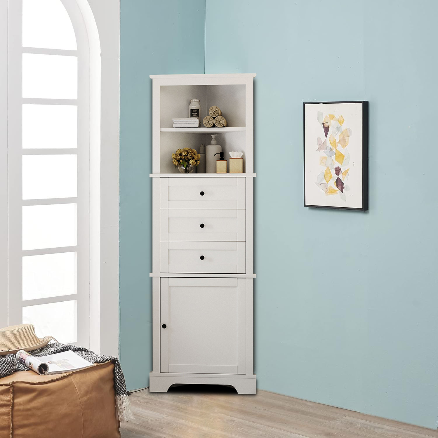 miluotuo Freestanding Linen Cabinet | Wayfair