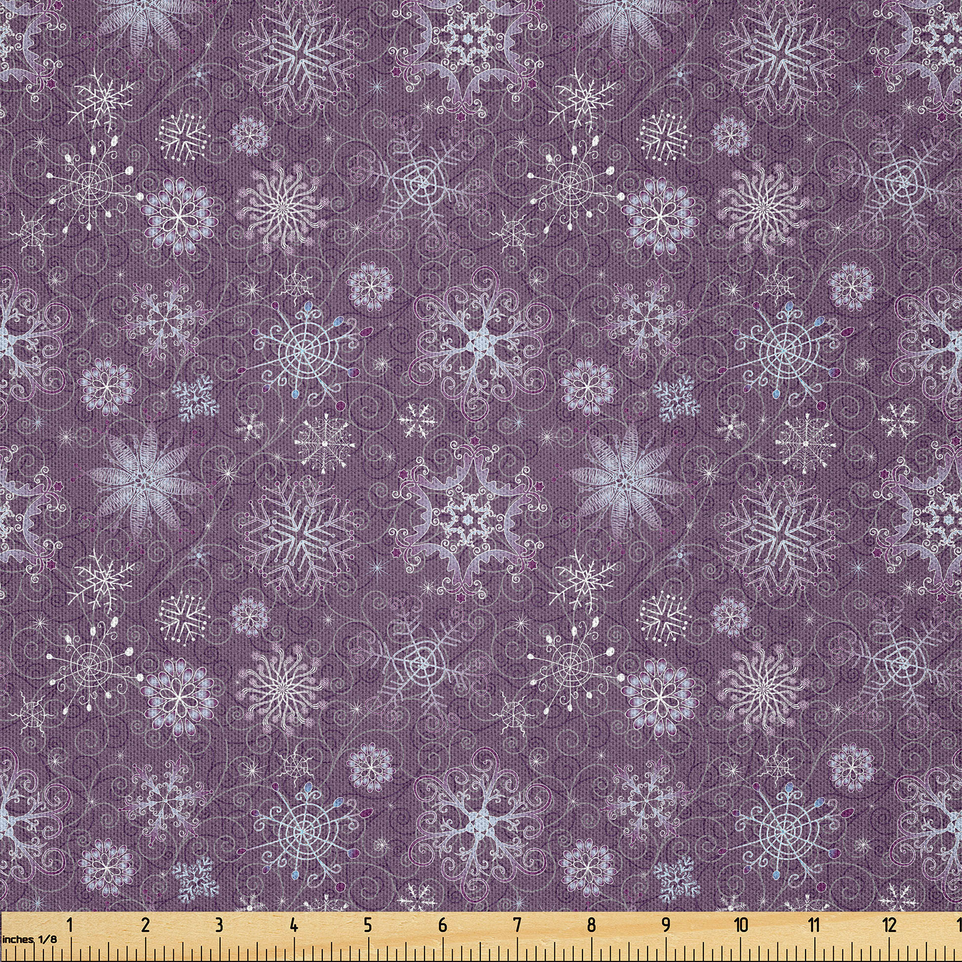 The Seasonal Aisle Ambriella Christmas Snowflakes Fabric | Wayfair.co.uk