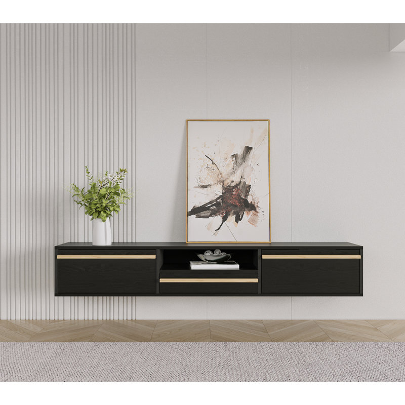 Wrought Studio™ Hawana 71" Modern and Minimalist Wall Mounted Floating ...
