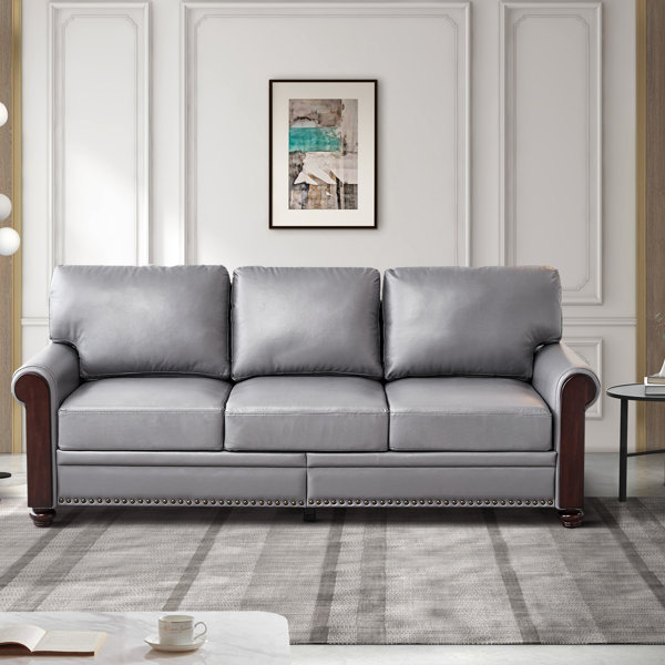 Lark Manor™ Apolinar 82'' Rolled Arm CAL117 Compliant Sofa | Wayfair