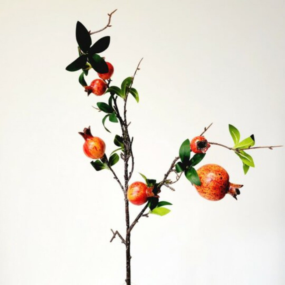 Dakota Fields Pomegranate Spray Faux Plants And Trees | Wayfair