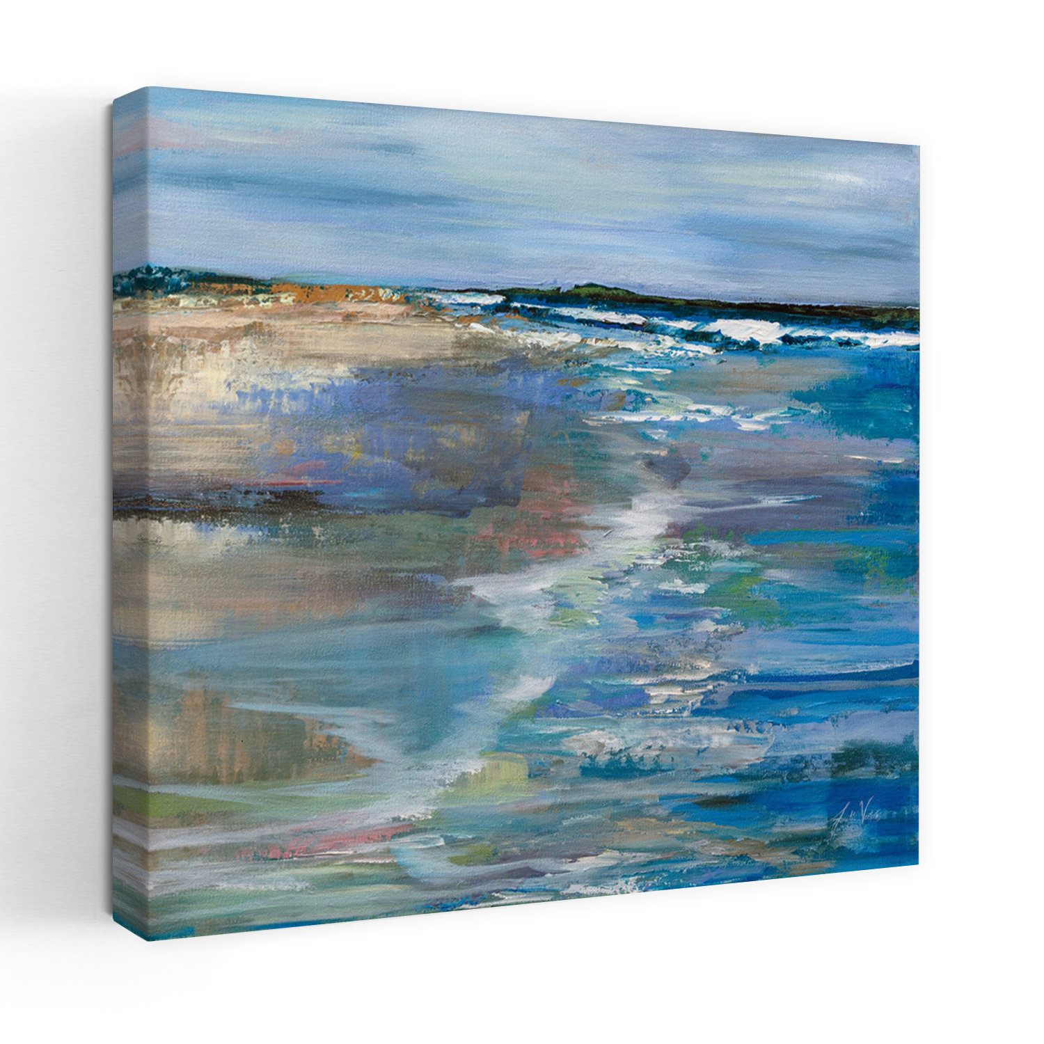 Rosecliff Heights Beach Walk Abstract Coastal Art - Wayfair Canada