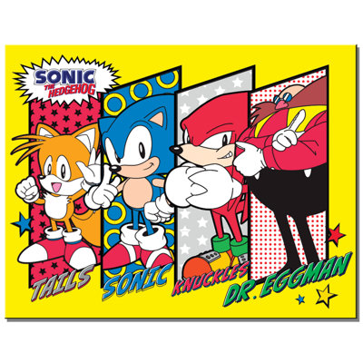 Desperate Enterprises Sonic Panels Print | Wayfair