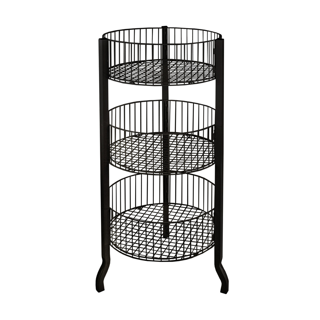 Azar Displays Three-Tiered Large Black Wire Bin - Wayfair Canada