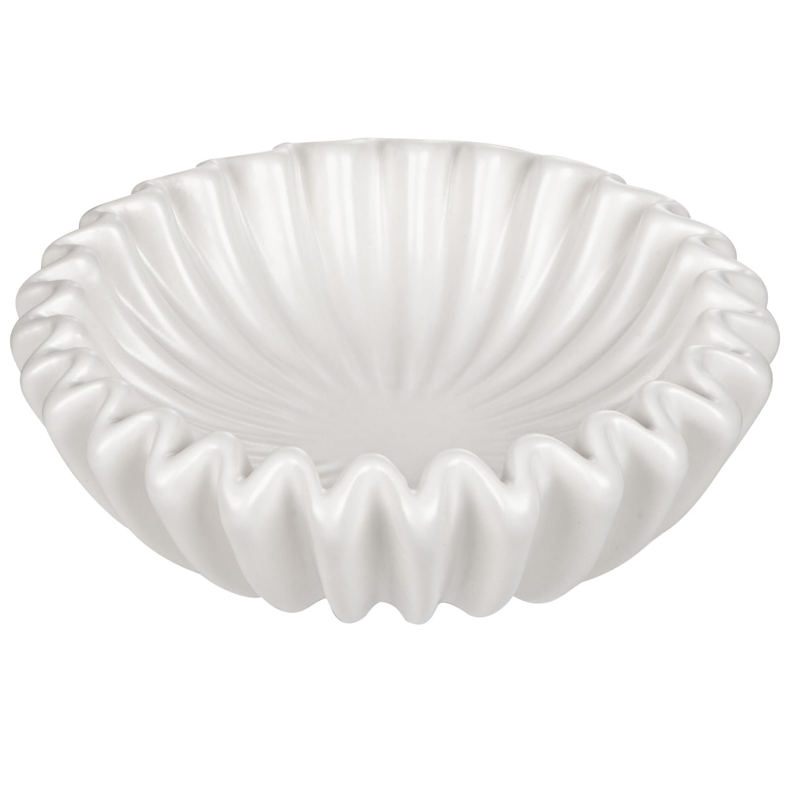 Ivy Bronx Small Ivory Ceramic Bowl for Kitchen Counter – Decorative ...