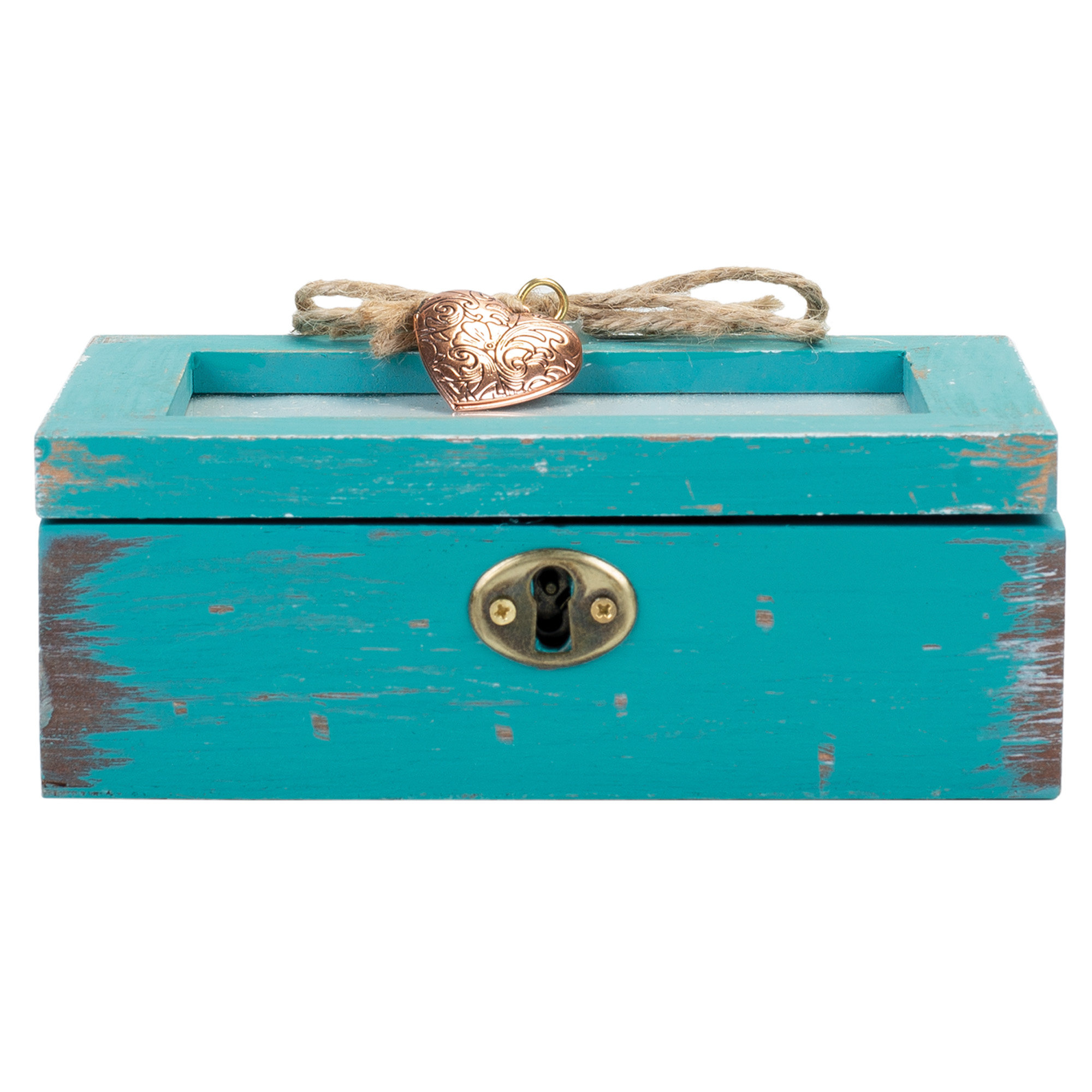Breakwater Bay Swish Amazing Teal Decorative Box | Wayfair