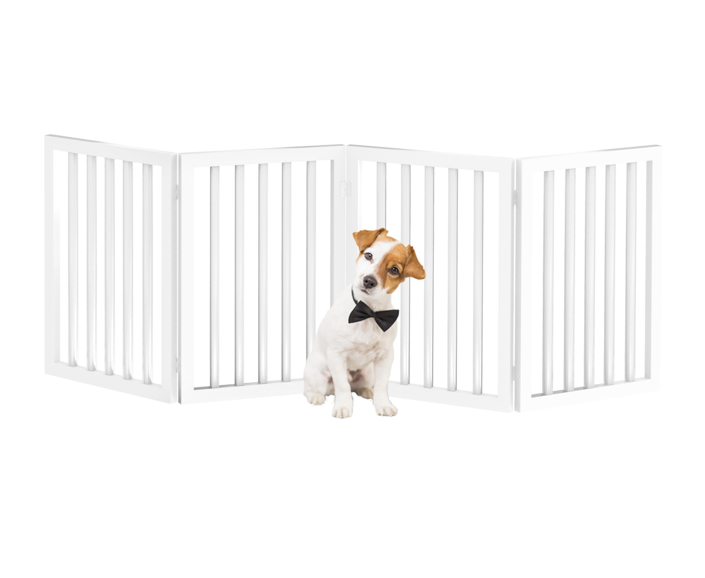 Petmaker PETMAKER 4-Panel Indoor Foldable Pet Gate & Reviews - Wayfair ...