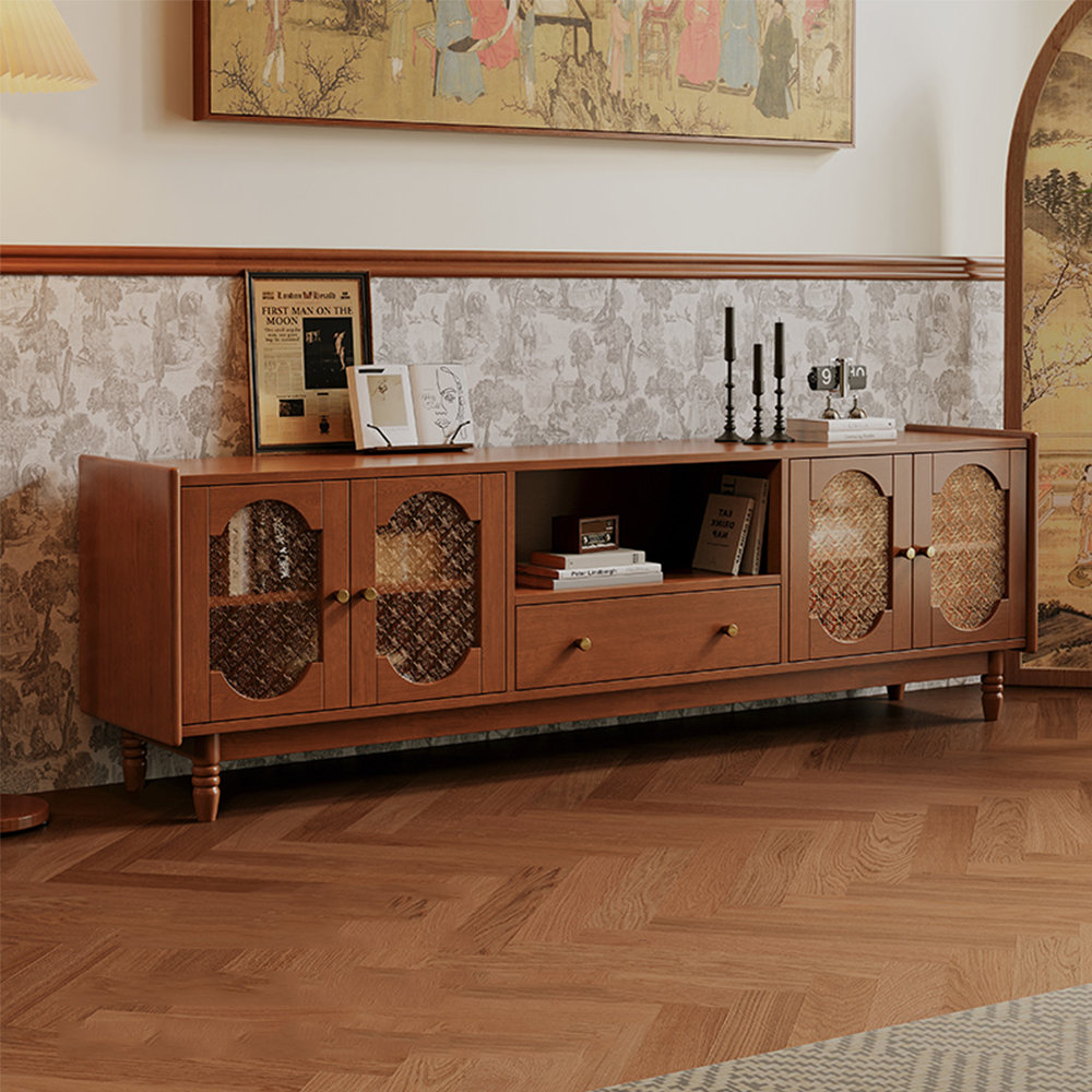 Finaewg Medieval style high-end TV stand | Wayfair