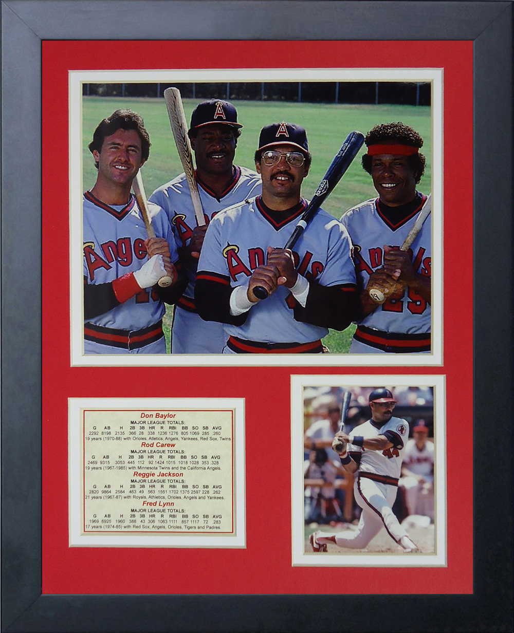 Legends Never Die Los Angeles Angels of Anaheim - 80's Big Four Framed ...