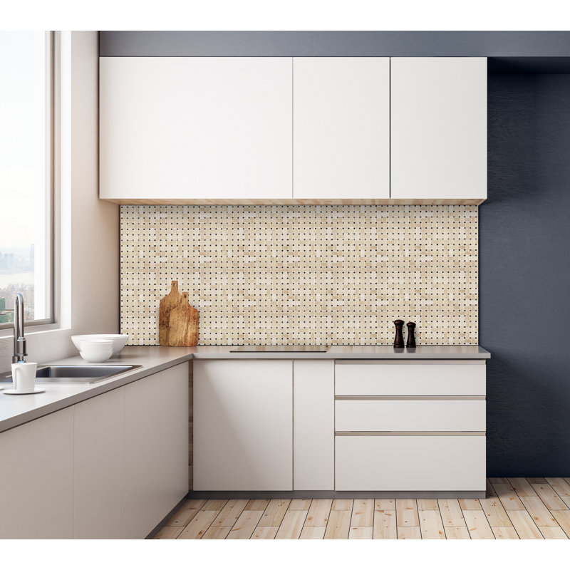 Simple Tile 1" x 2" Marble Basketweave Mosaic Wall & Floor Tile | Wayfair