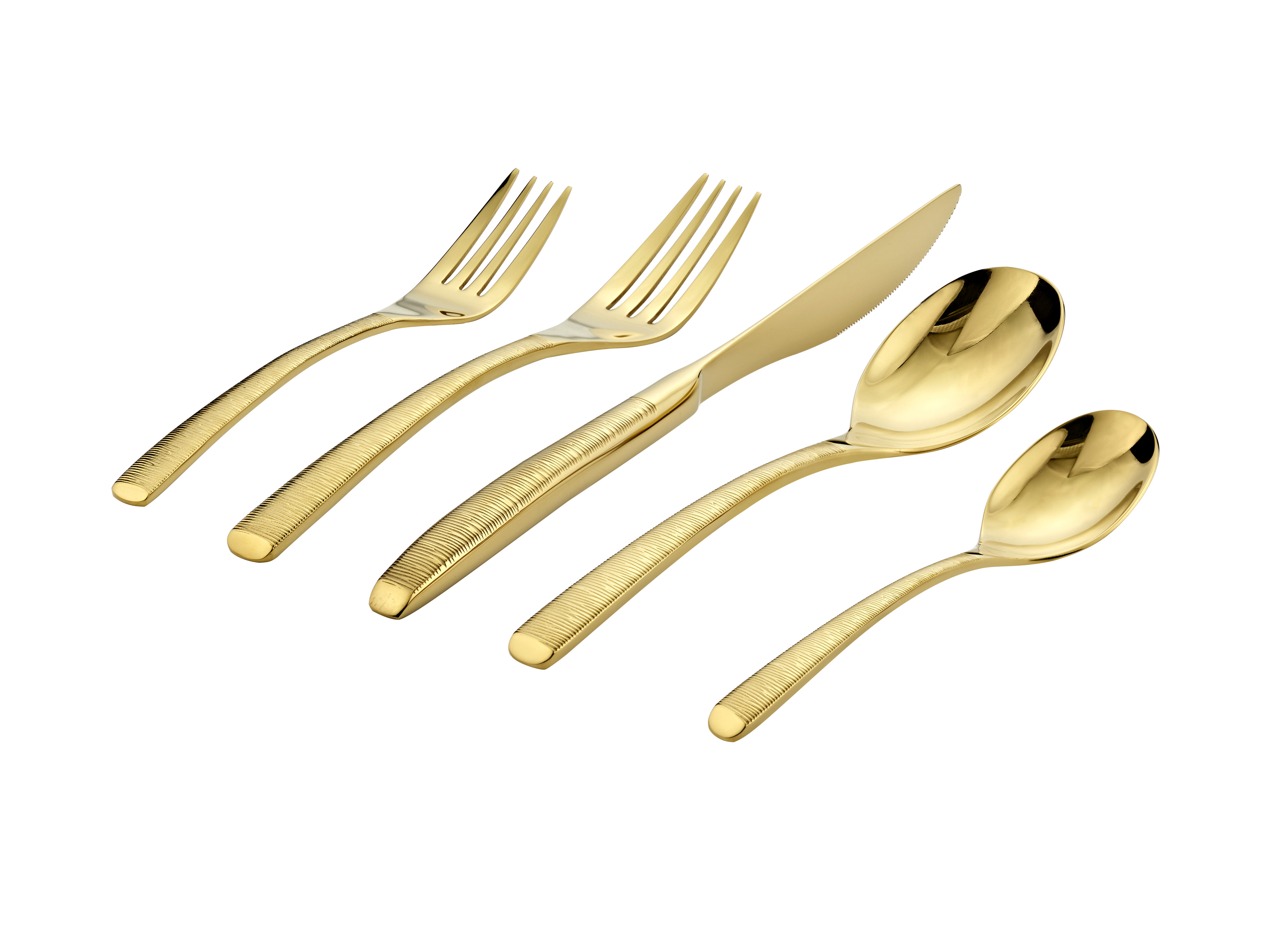 Godinger Silver Art Co Birchwood 18/10 Stainless Steel 45 Piece Set ...