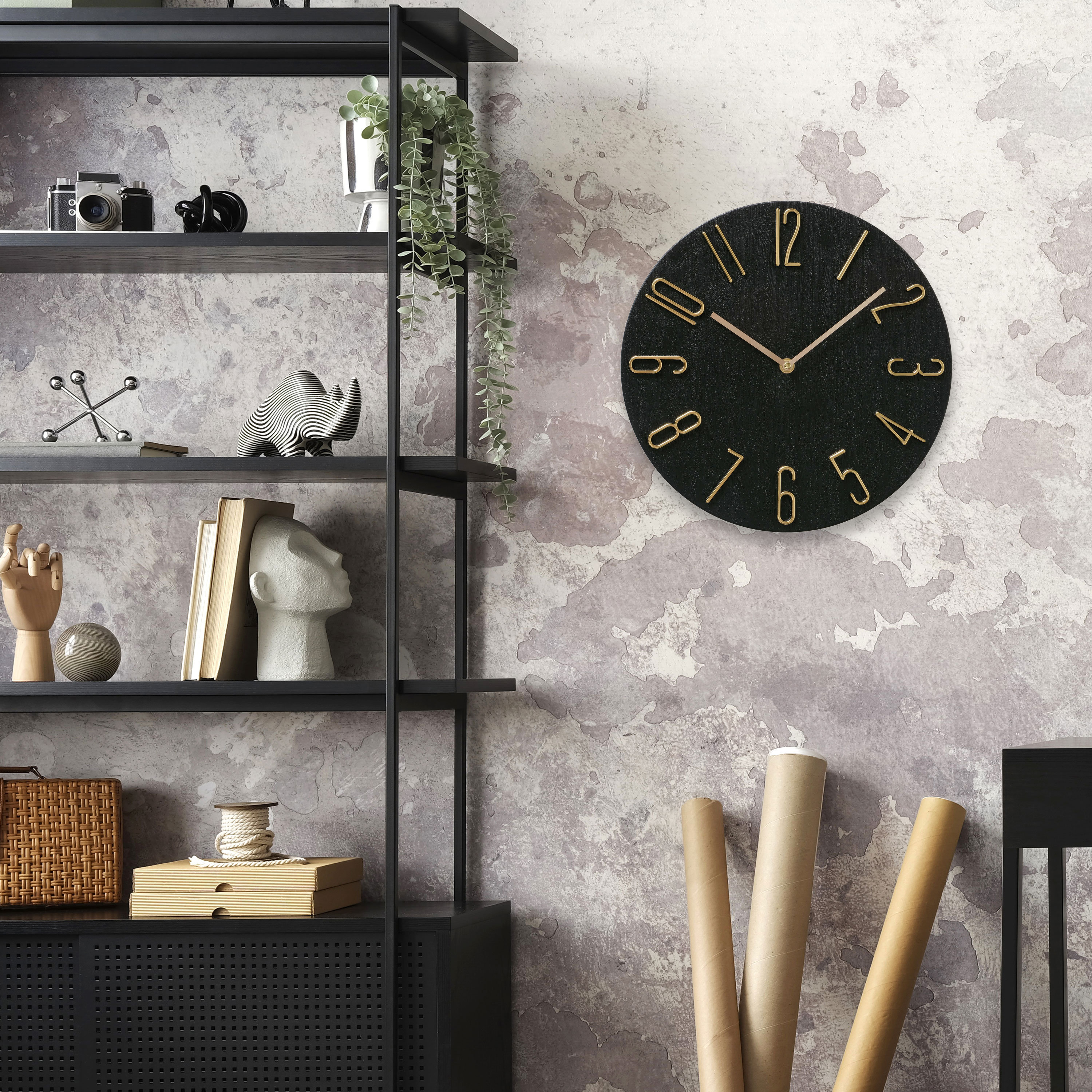 Ebern Designs Roakes 11.75 Inch Wall Clock | Wayfair