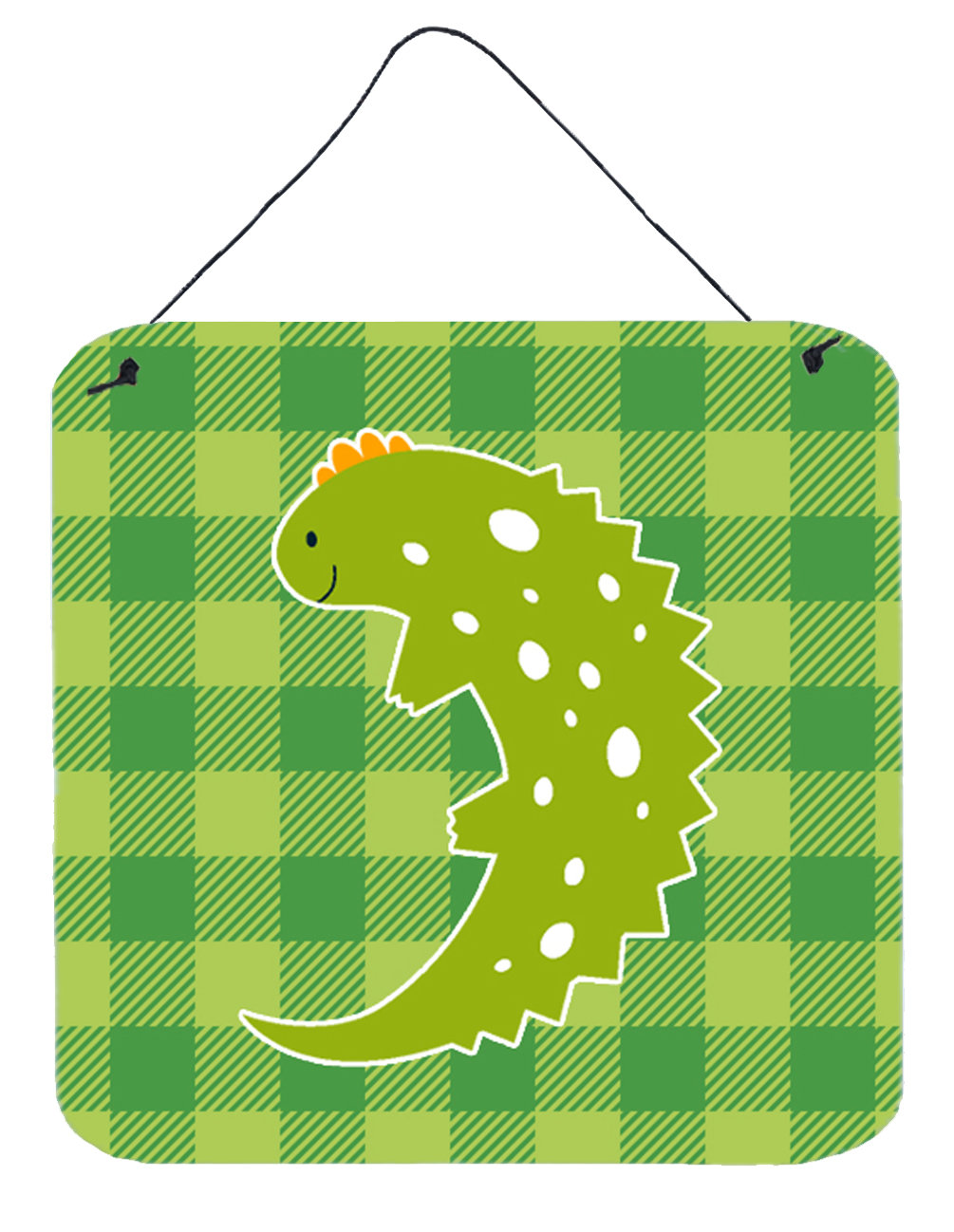 Zoomie Kids Lizard on Plaid Wall Décor | Wayfair