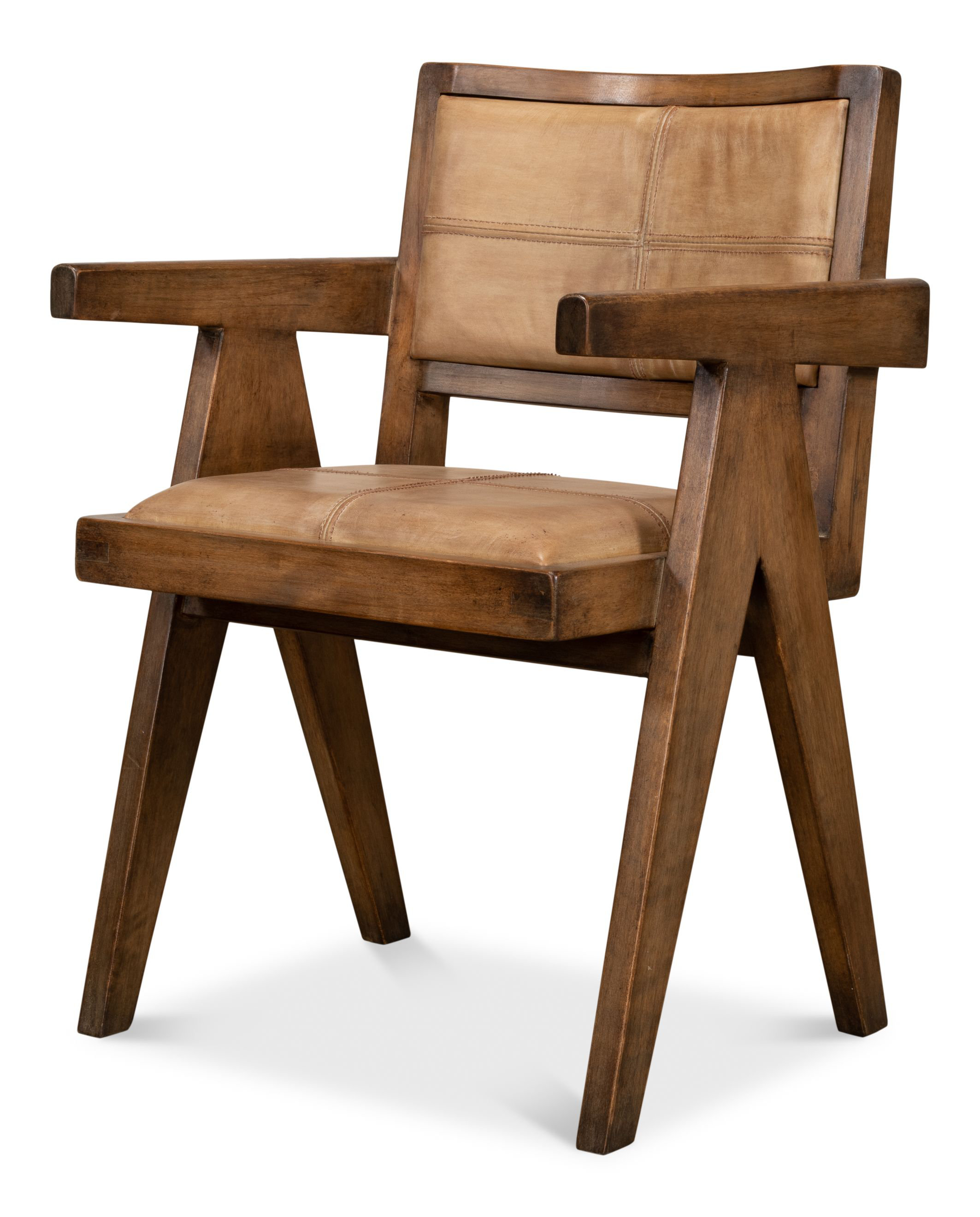 Sarreid Ltd Angus 22" W Genuine Leather Club Chair - Wayfair Canada