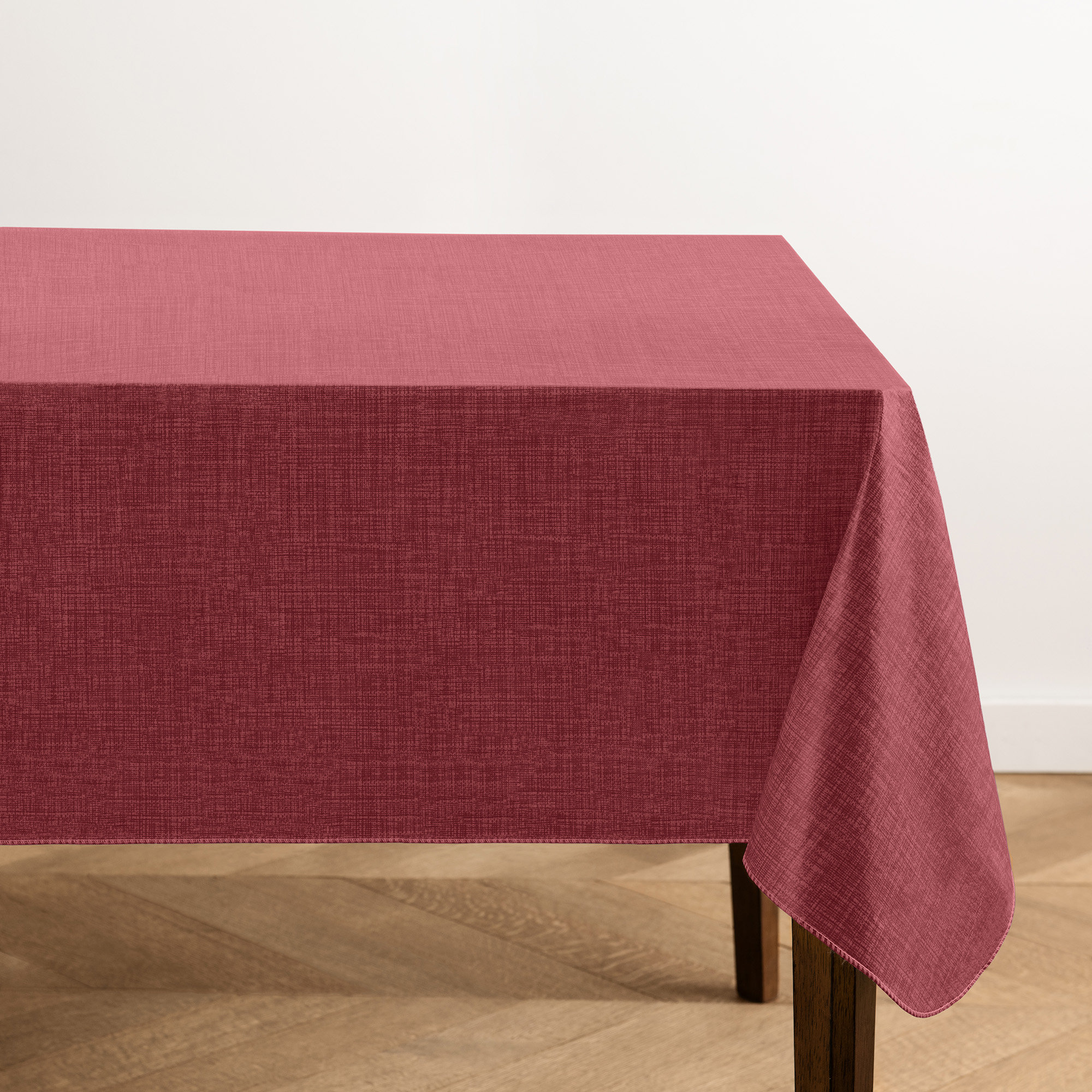 Winston Porter Monterey Linen Texture Vinyl Indoor/Outdoor Tablecloth ...