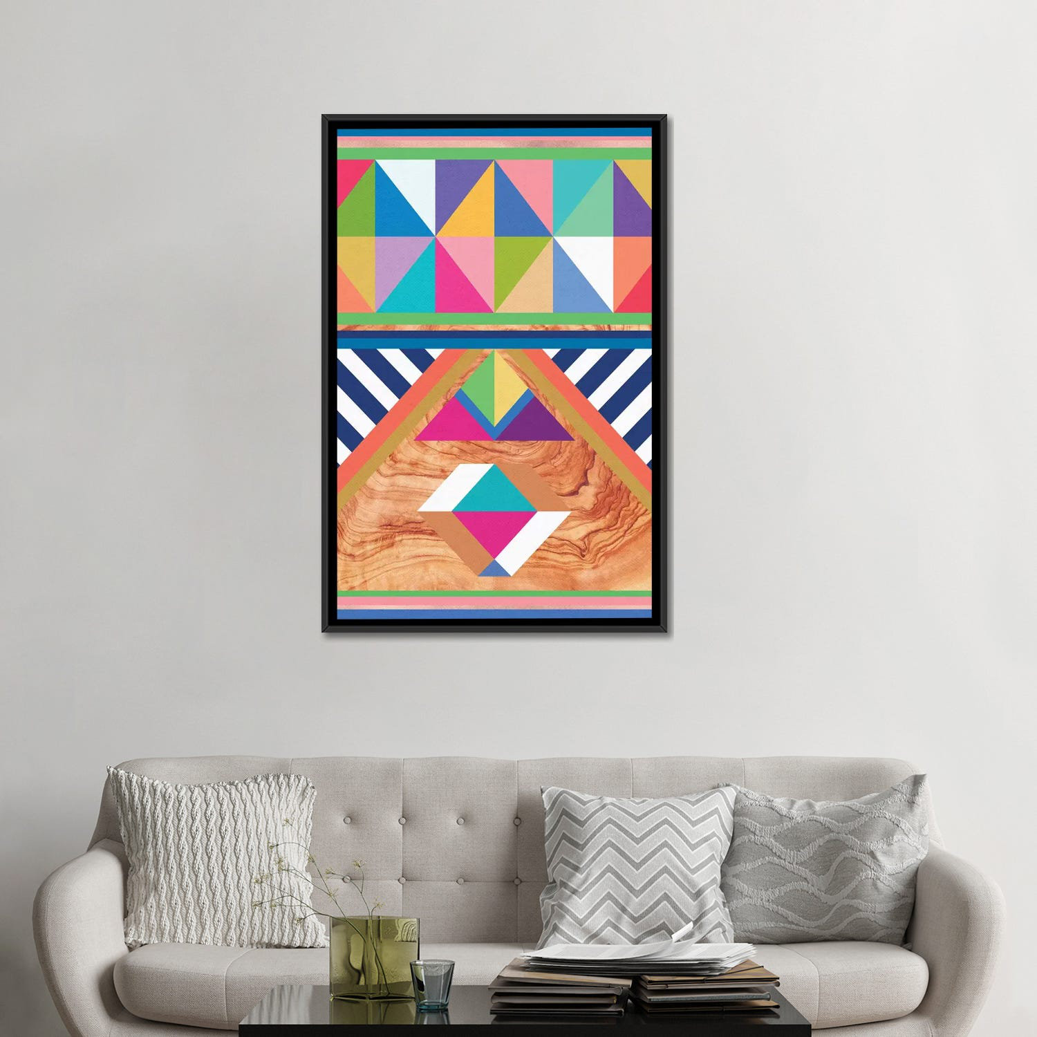 East Urban Home 'Woody' Graphic Art Print on Canvas - Wayfair Canada