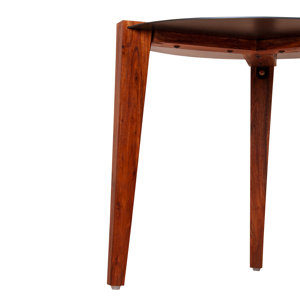 George Oliver Barkad Solid Wood 3 Legs End Table | Wayfair