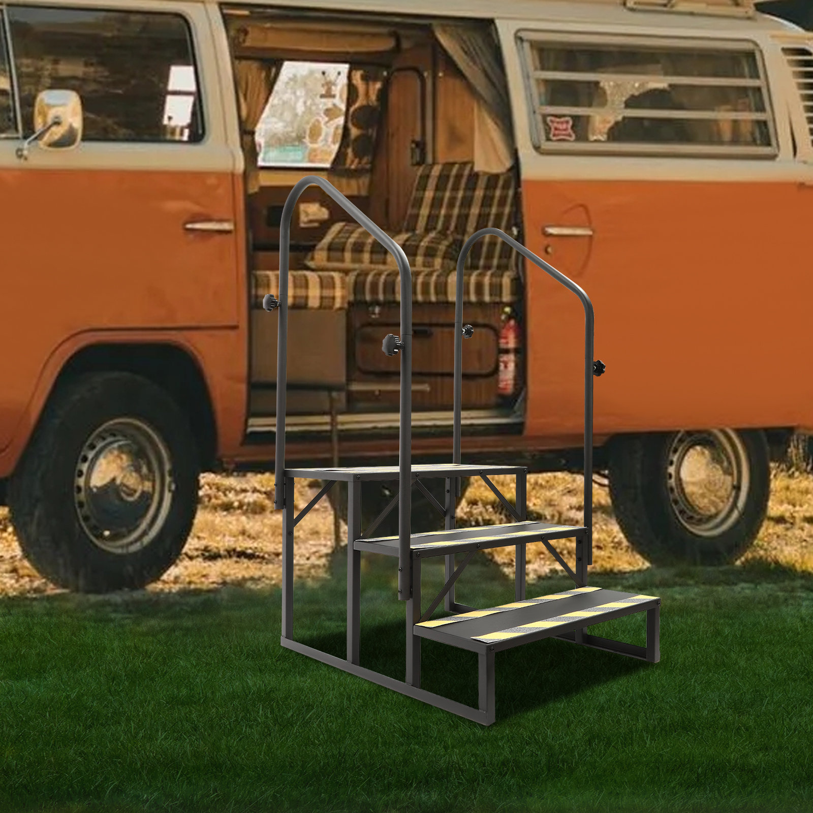 WFX Utility™ 3 - Step Steel Small Step Ladder | Wayfair