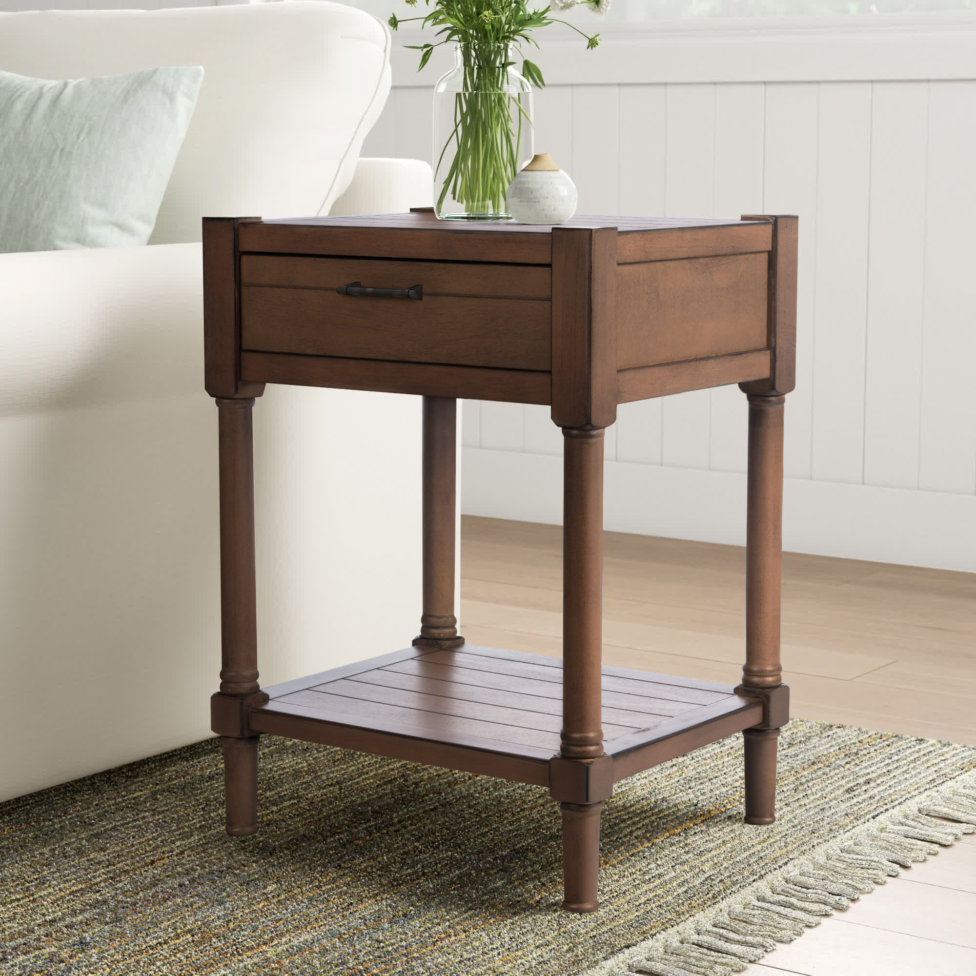 Sand & Stable Theresa End Table with Storage & Reviews | Wayfair