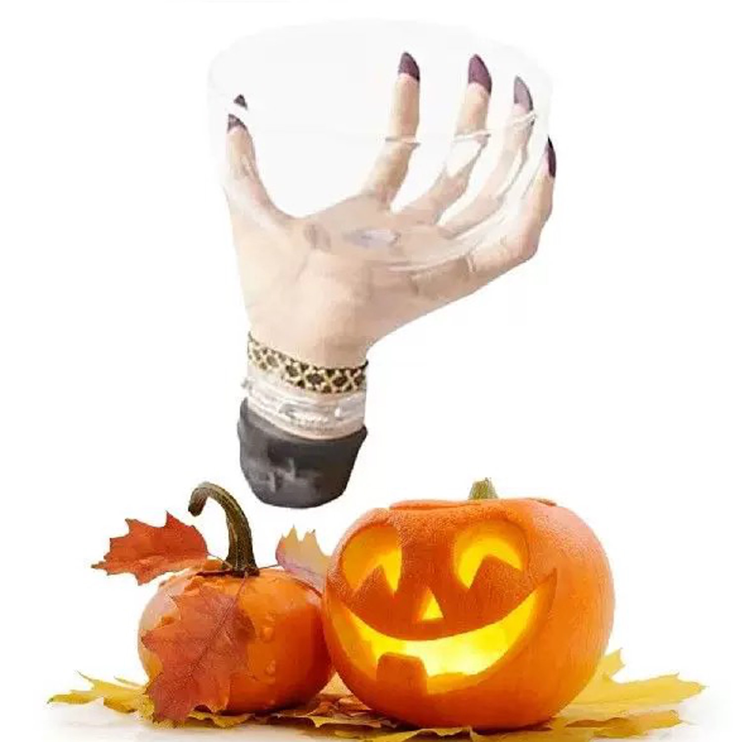 Bungalow Rose Halloween Witch Hands Candy Bowl Small Snack Bowls Resin ...