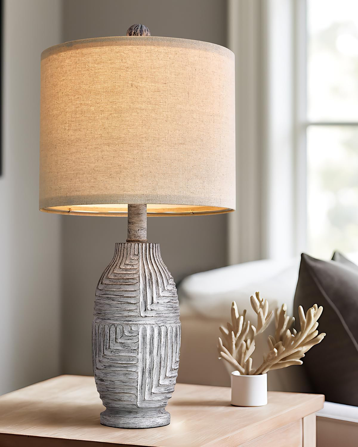 Ivy Bronx Naasir Resin USB Arched Lamp | Wayfair