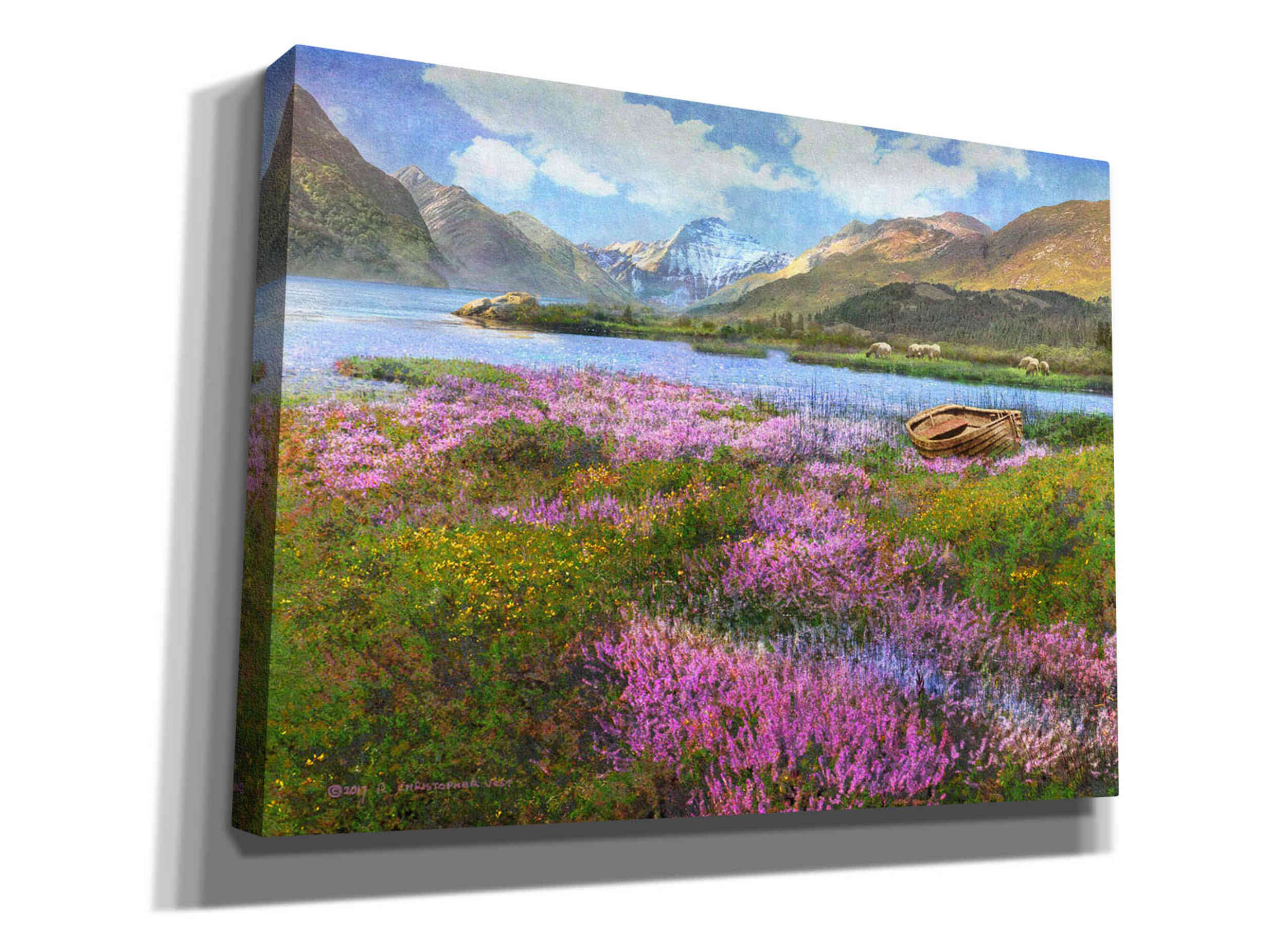 Epic Graffiti Heather Scotland by - Wrapped Canvas Print | Wayfair