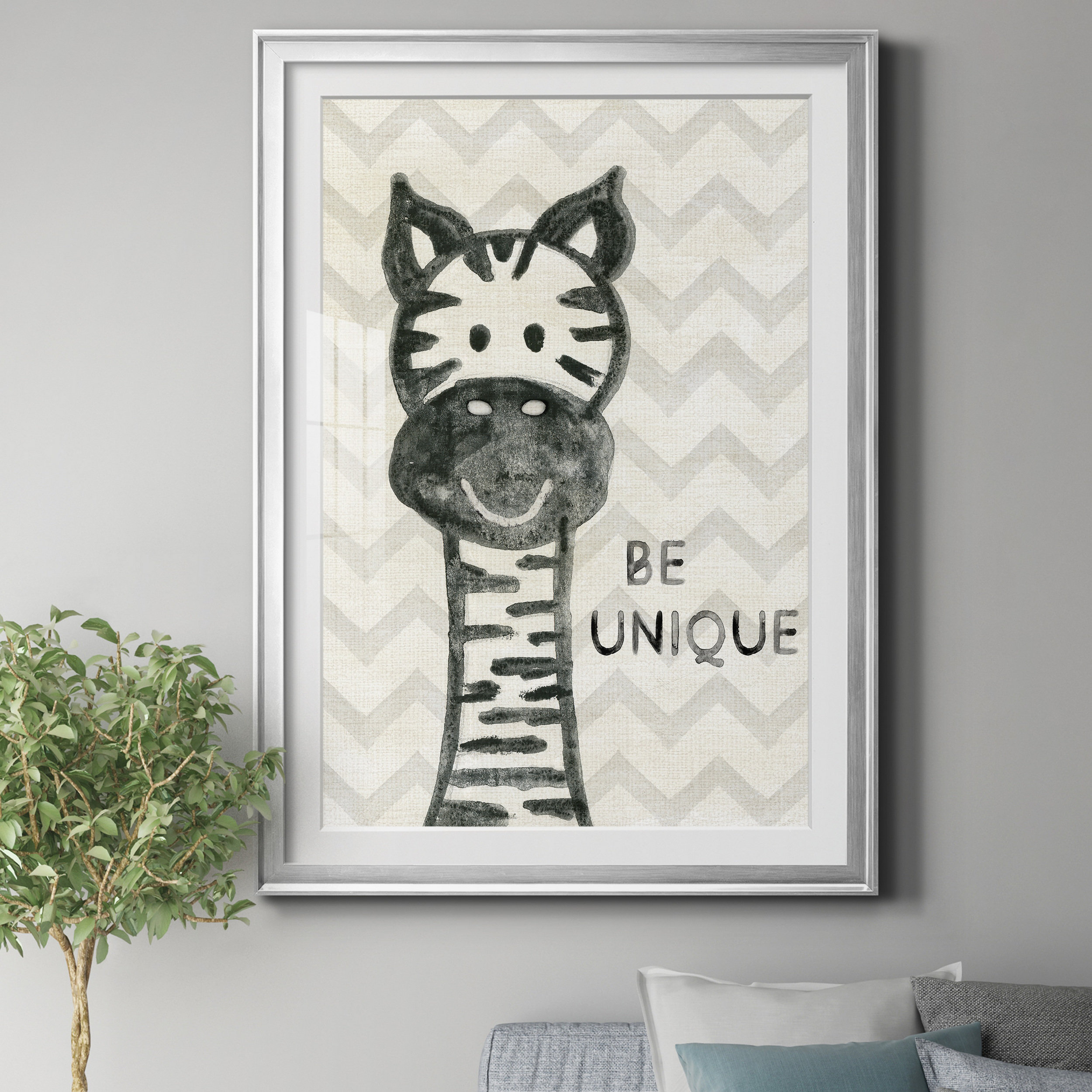 Indigo Safari Safari Be Unique - Picture Frame Graphic Art Print on ...