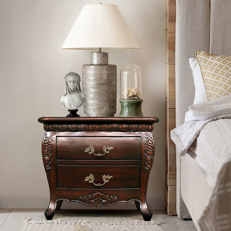 Design Toscano Sorbonne Bombe Nightstand Bombe Table | Wayfair