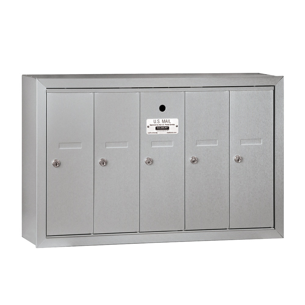 Salsbury Industries 5 Door Front Load Vertical Multi-Unit Mailbox ...