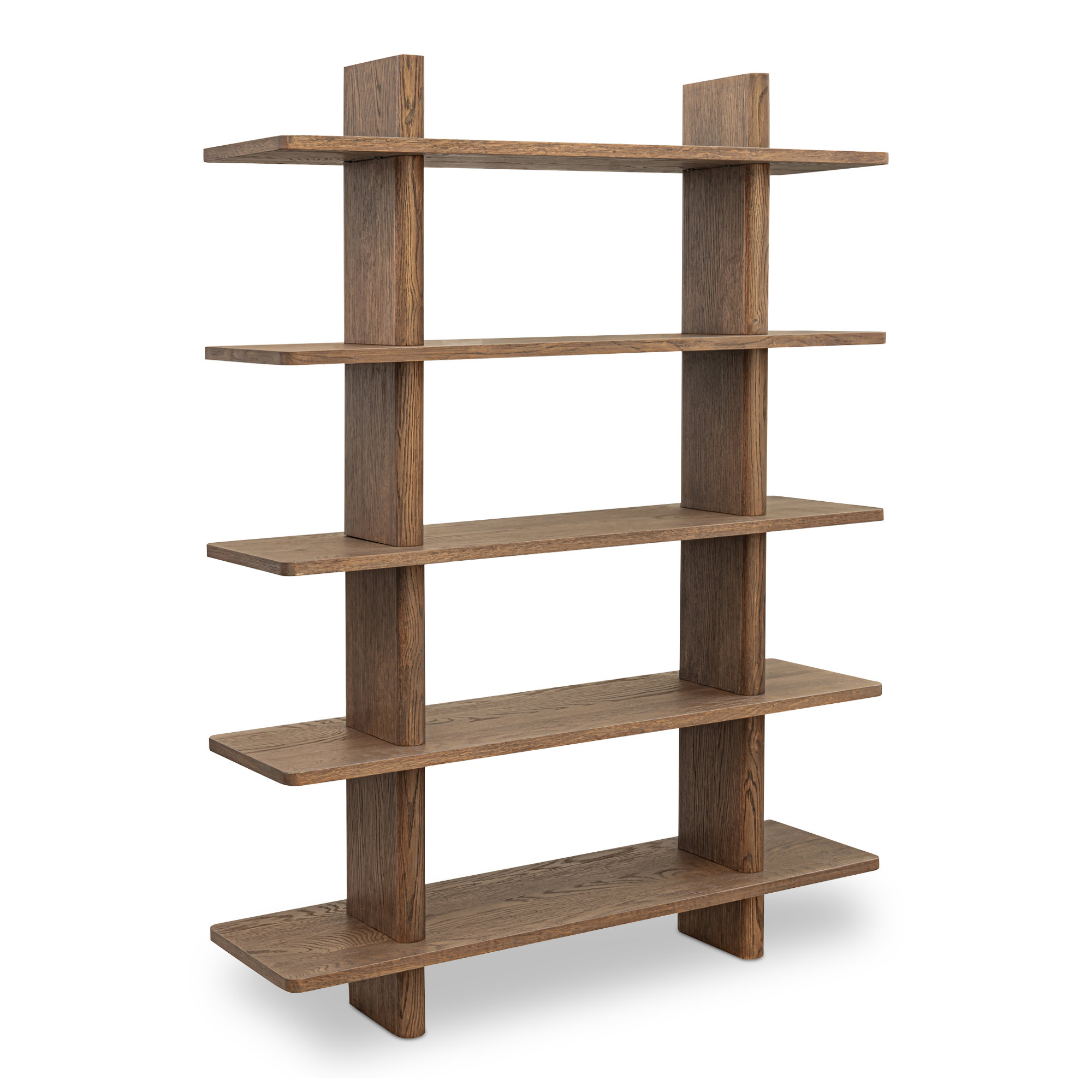 Joss & Main Andre Large Bookcase Dark Brown | Joss & Main