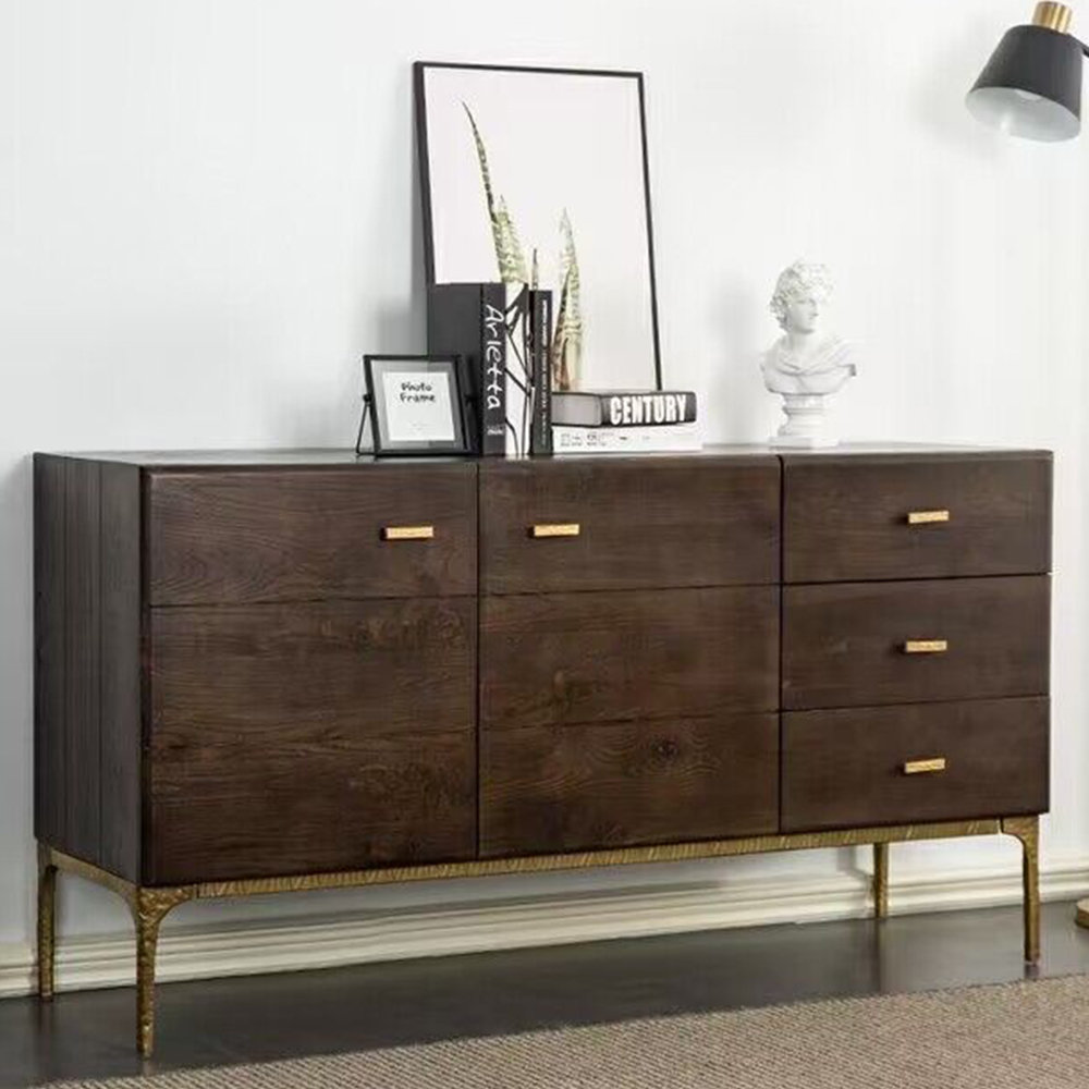 Dream cabinet Solid wood simple bookcase locker - Wayfair Canada