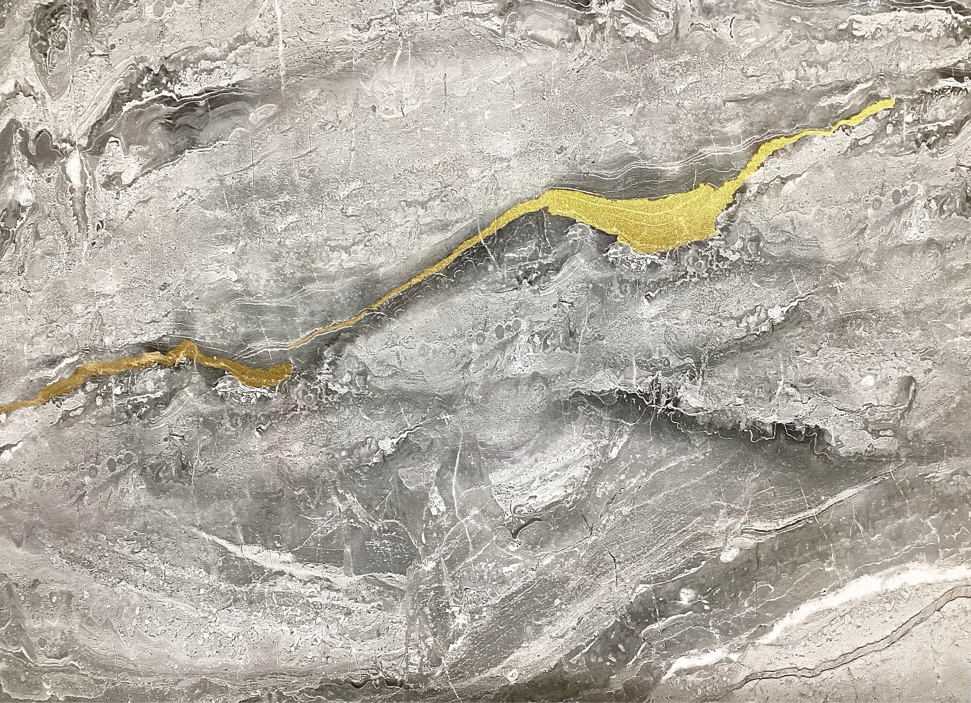 The Keystone Decor 2 pieces PPF Decorative Gray Marble Wall Panels ...