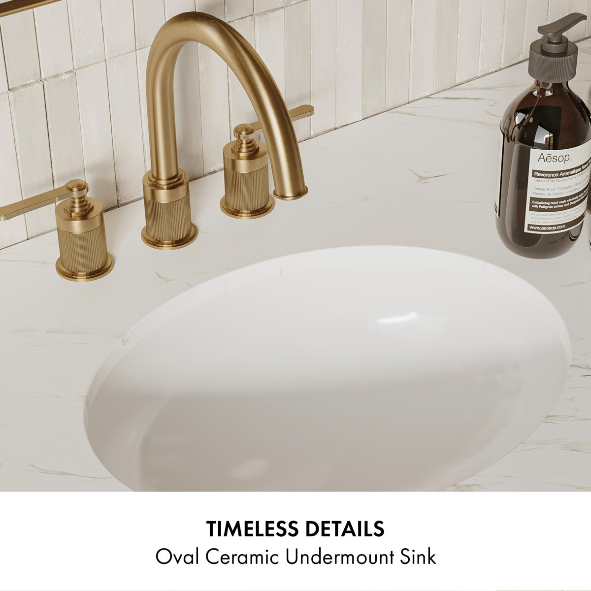 Highbury Furnishings Alsup 66'' Double Bathroom Vanity with Top ...