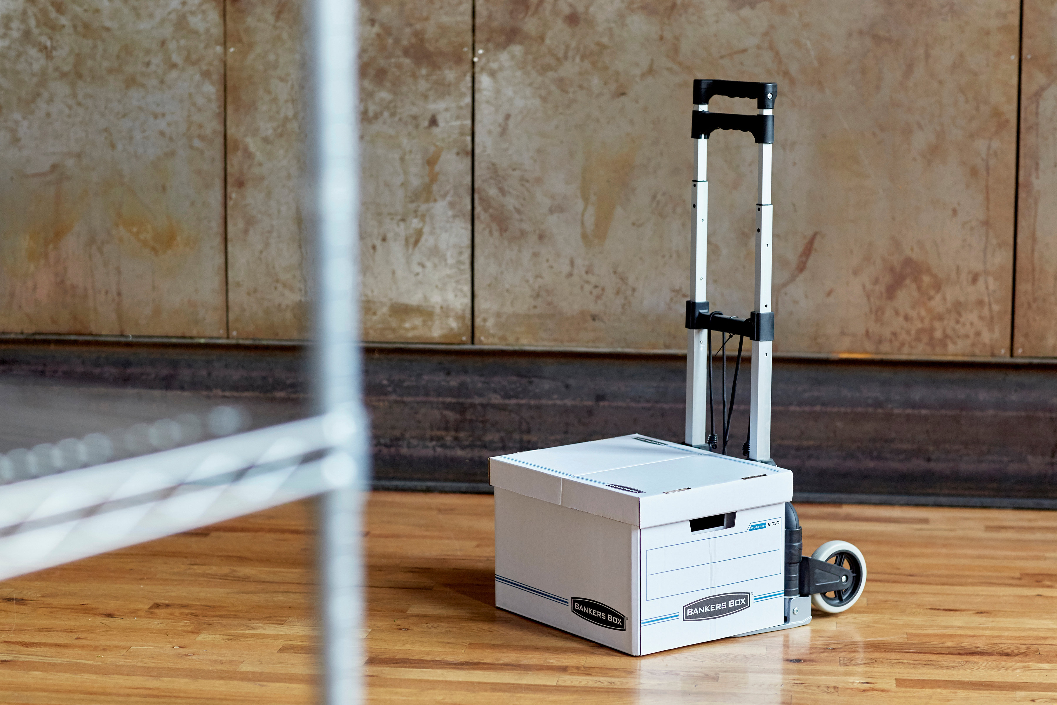 Safco Products Stow and Go Cart™ 110 lb Hand Truck Dolly & Reviews ...