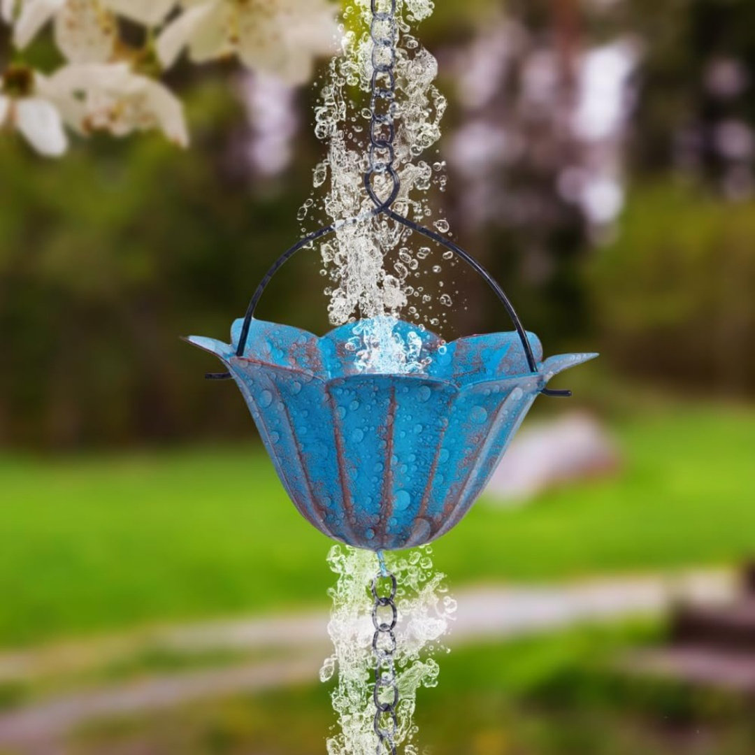 Arlmont & Co. 13.4FT Rain Chain, Hummingbird Rain Chains For Outside ...